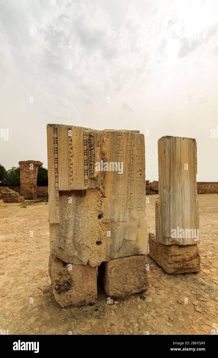 Ruins famous carthage tunisia hi-res stock photography and images - Alamy