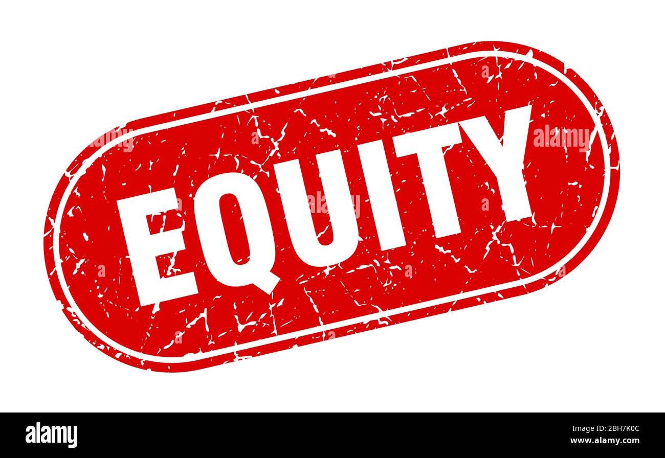 equity sign. equity grunge red stamp. Label Stock Vector Image & Art ...