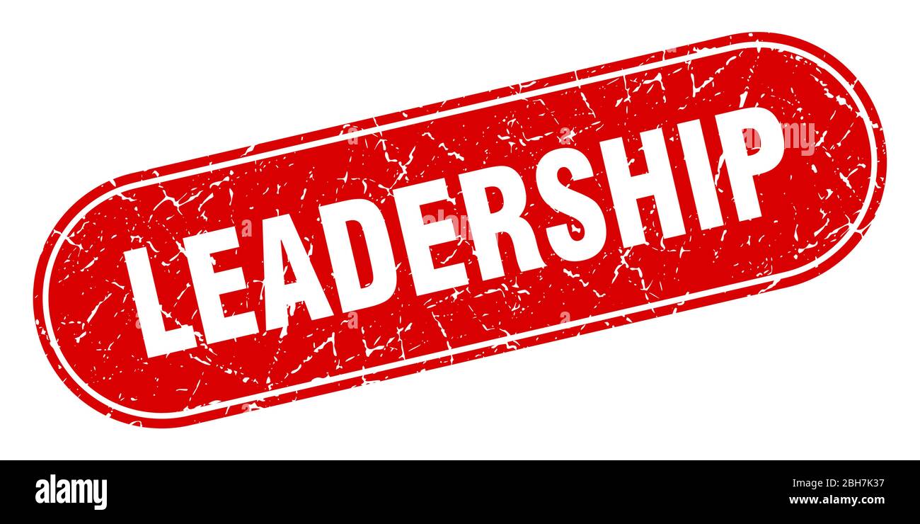 leadership sign. leadership grunge red stamp. Label Stock Vector Image ...