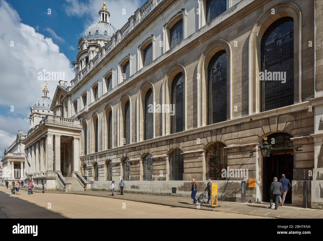 View of Painted Hall. Old Royal Naval College, London, United Kingdom ...