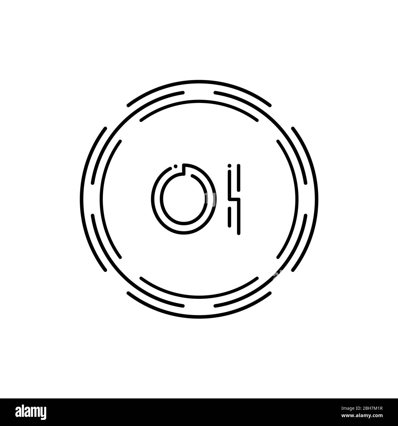 Initial Monogram Letter OI Logo Design Vector Template. Digital ...