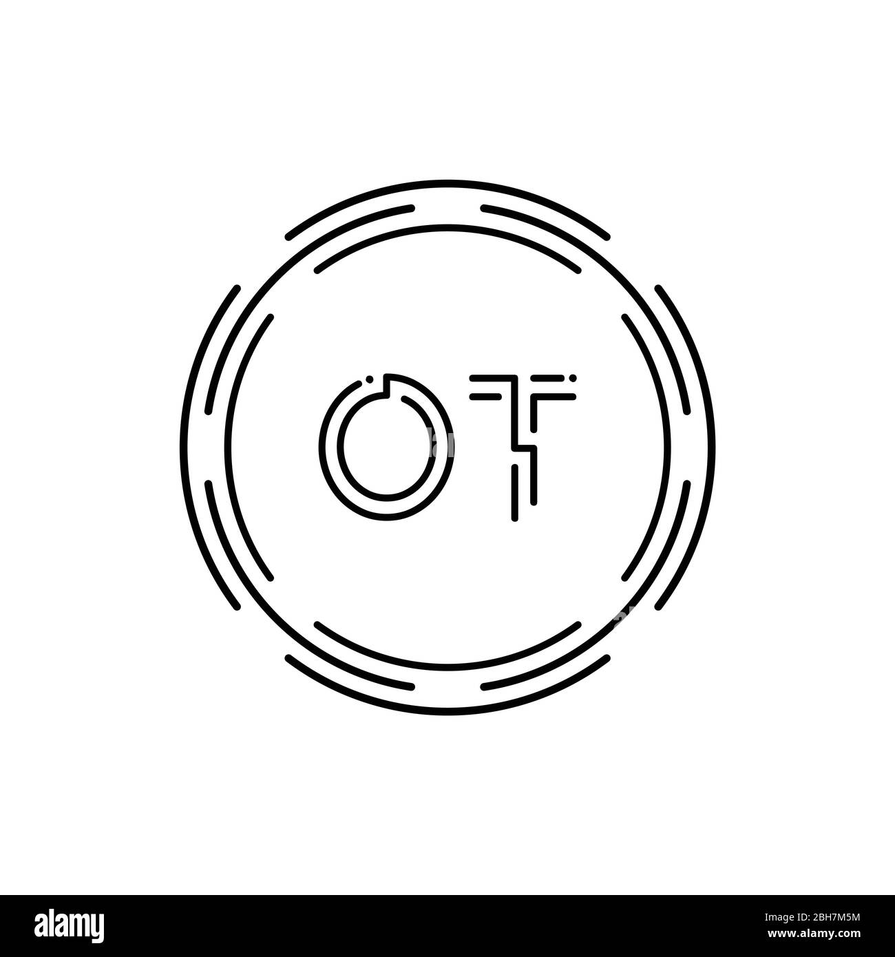 Initial Monogram Letter OT Logo Design Vector Template. Digital Technology OT Letter Logo Design ...