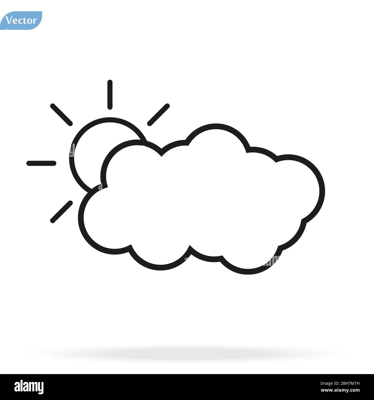 Daylight icon in trendy flat style isolated on grey background. Website ...