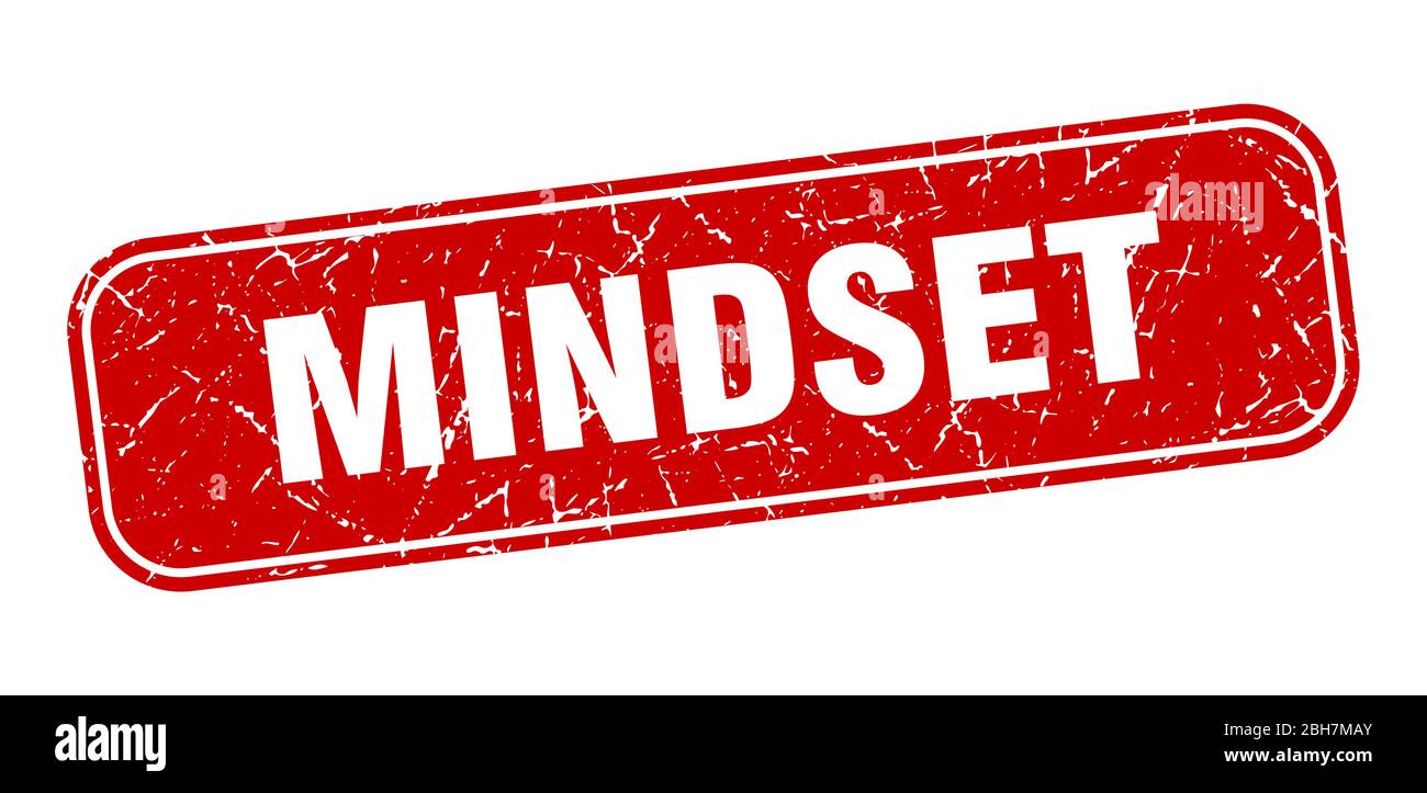 mindset stamp. mindset square grungy red sign Stock Vector Image & Art ...