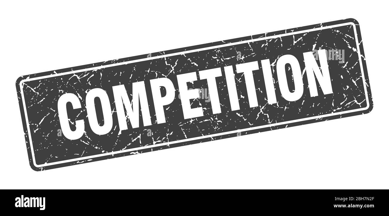 competition stamp. competition vintage black label. Sign Stock Vector ...