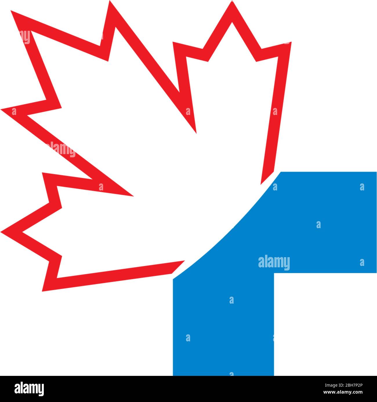 Maple leaf medical pharmacy logo icon illustration Stock Vector Image ...