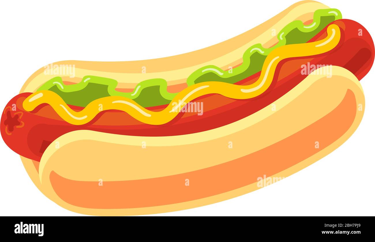 Cartoon hotdog hi-res stock photography and images - Alamy