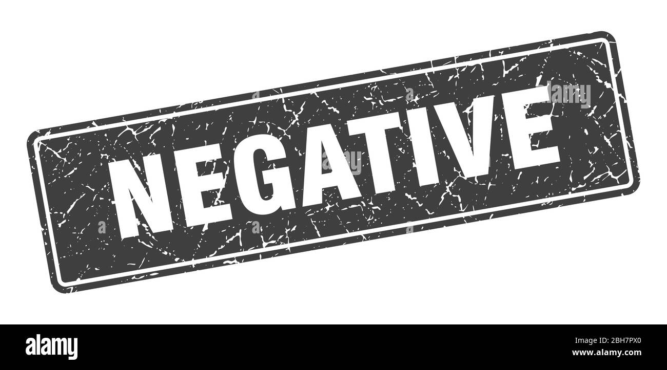 negative stamp. negative vintage black label. Sign Stock Vector Image ...