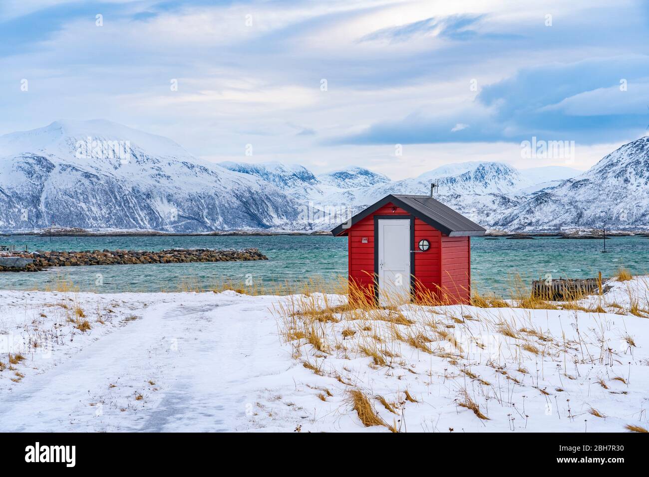 idyllic winter landscape on Sommarøy Archipelago idyllic winter ...