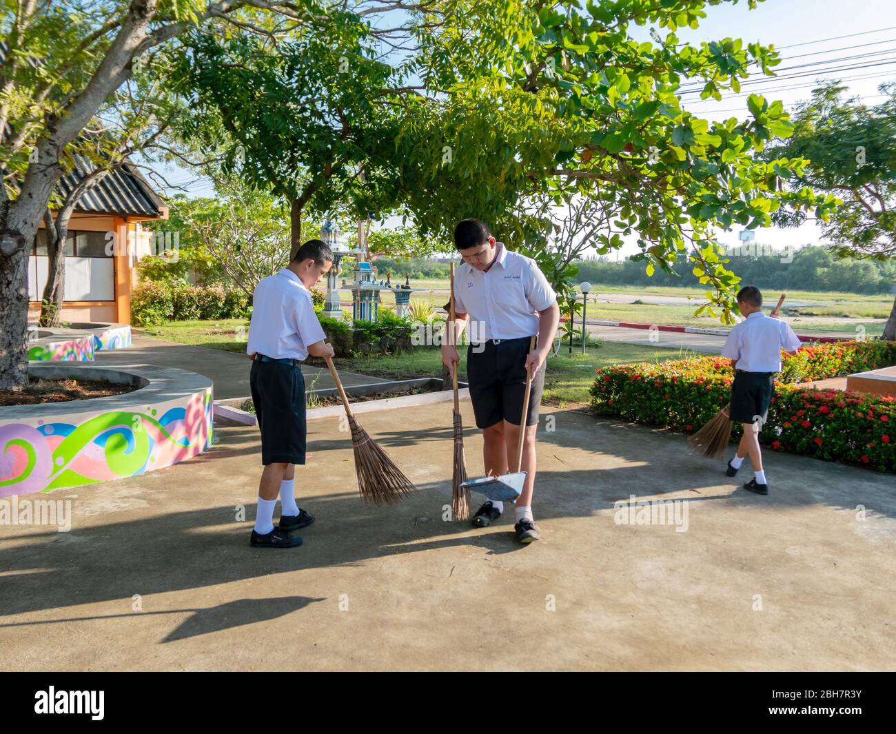 Girl Sweeping The Floor Stock Photos & Girl Sweeping The Floor Stock ...