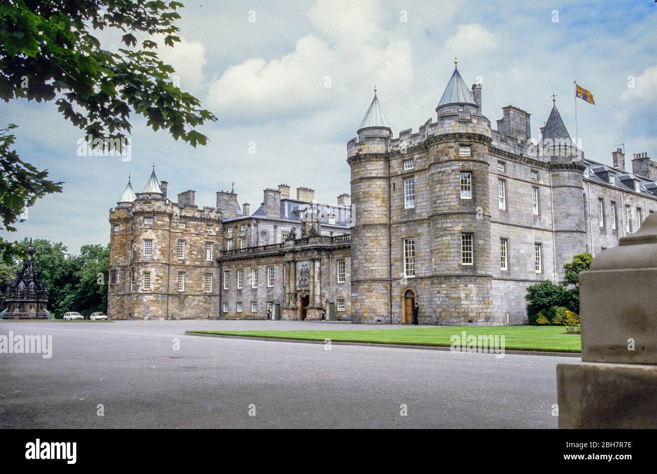 Holyrood Palace - Palace of Holyroodhouse in Edinburgh, Scotland. The ...
