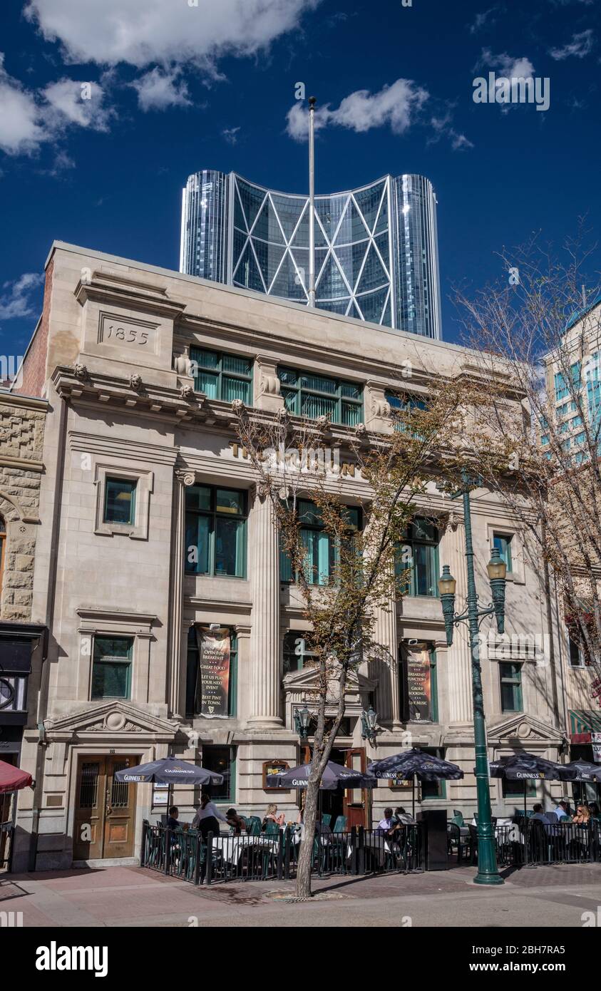 The Bow, Calgary tallest office tower over historic Molson Bank ... The Bow, Calgary tallest office tower over historic Molson Bank ...