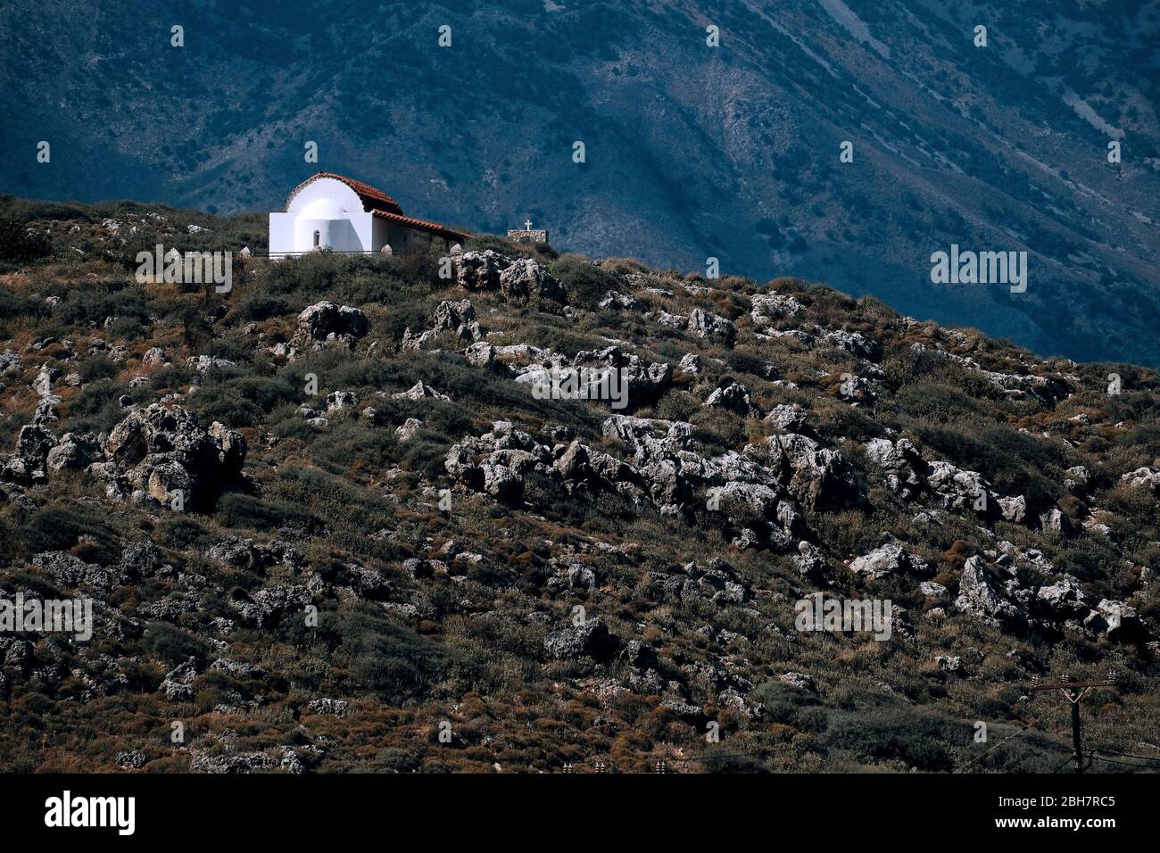 Chapel crete mountain hi-res stock photography and images - Alamy