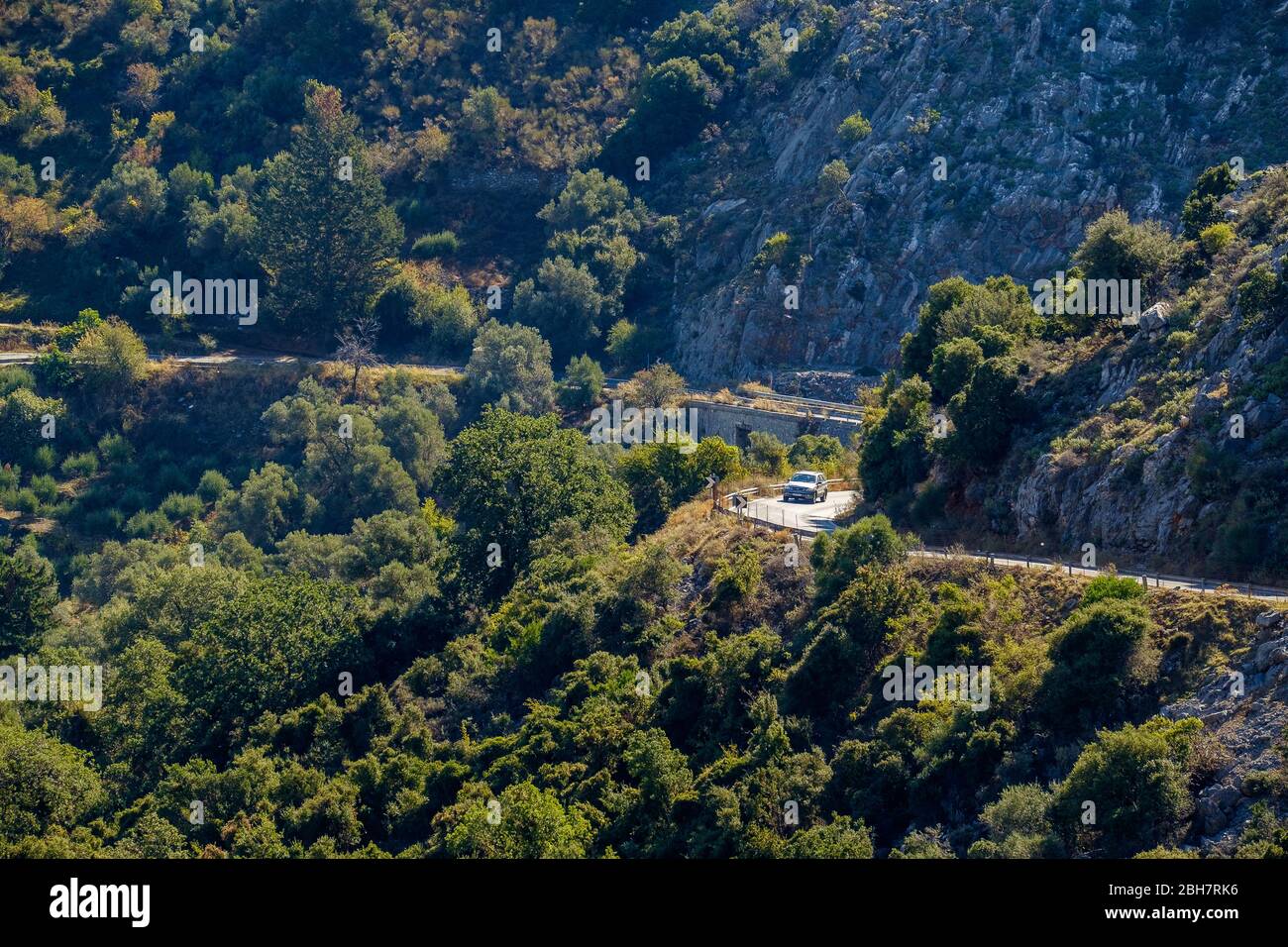 Twisting road hills hi-res stock photography and images - Alamy