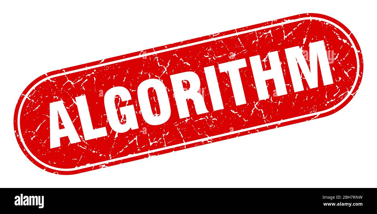 Algorithm Sign Algorithm Grunge Red Stamp Label Stock Vector Image And Art Alamy