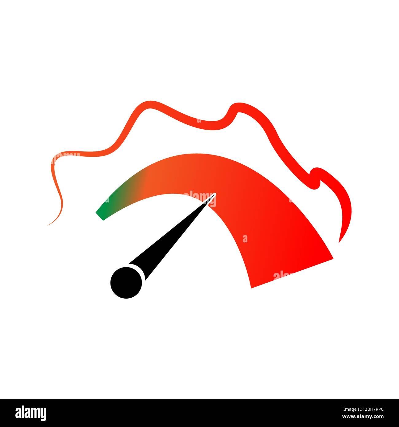 speedometer vector graphic design illustration template Stock Vector ...