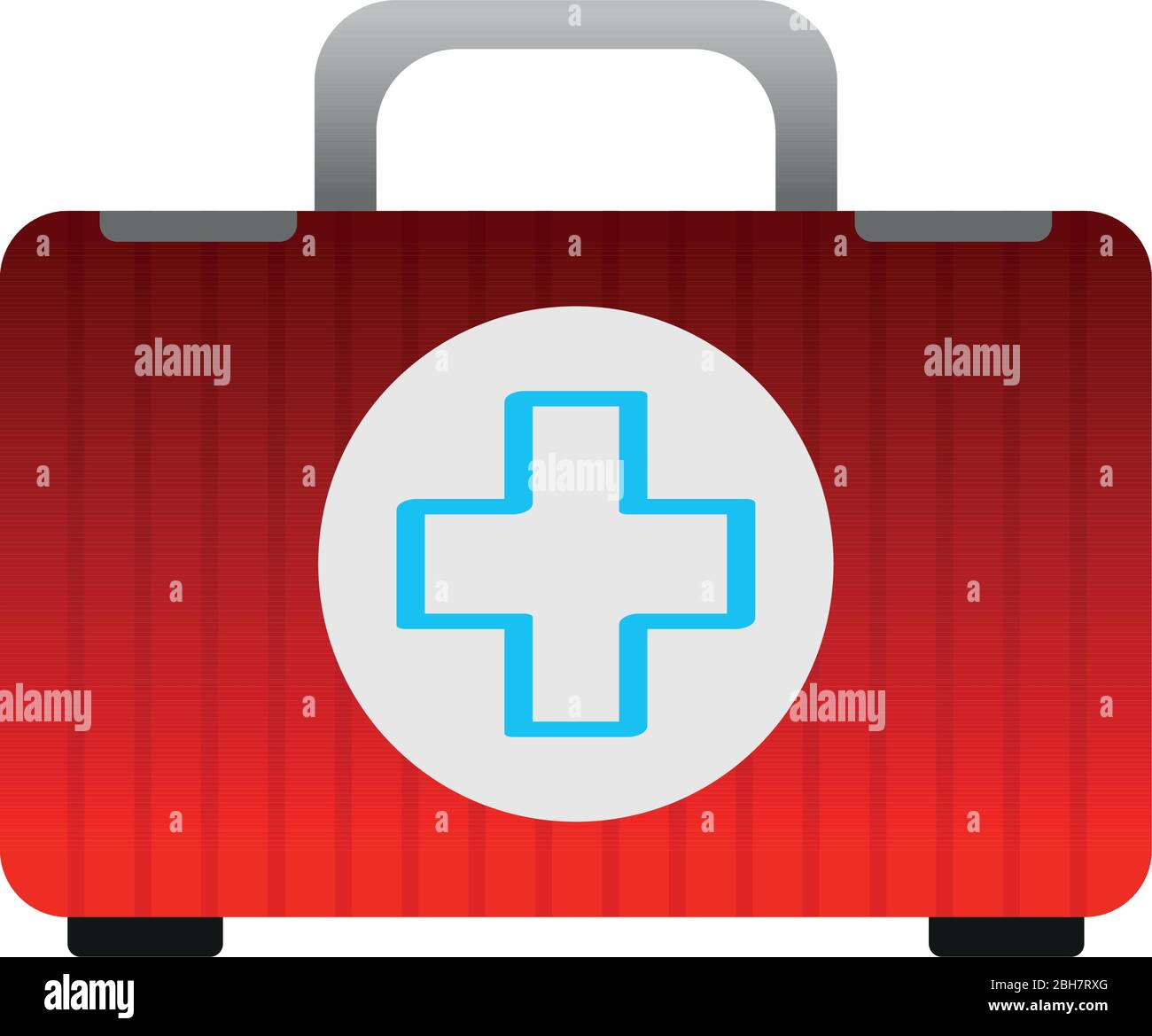 Sticker of a medical briefcase Stock Vector Image & Art - Alamy