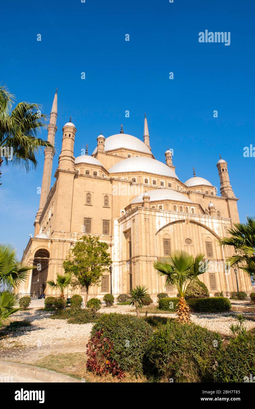 Exterior view of the Mosque of Muhammad Ali, Al Abageyah, El-Khalifa, Cairo Governate, Egypt ...