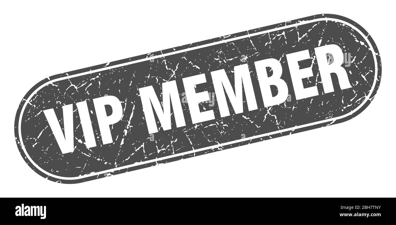 vip member sign. vip member grunge black stamp. Label Stock Vector ...