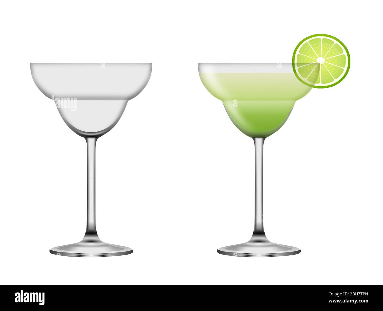 Green cocktail drink Stock Vector Images - Alamy