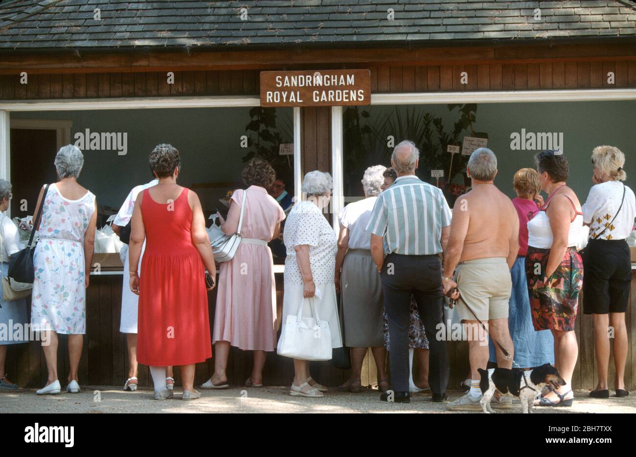 The beautiful gardens at Sandringham House on the Sandringham Estate ...