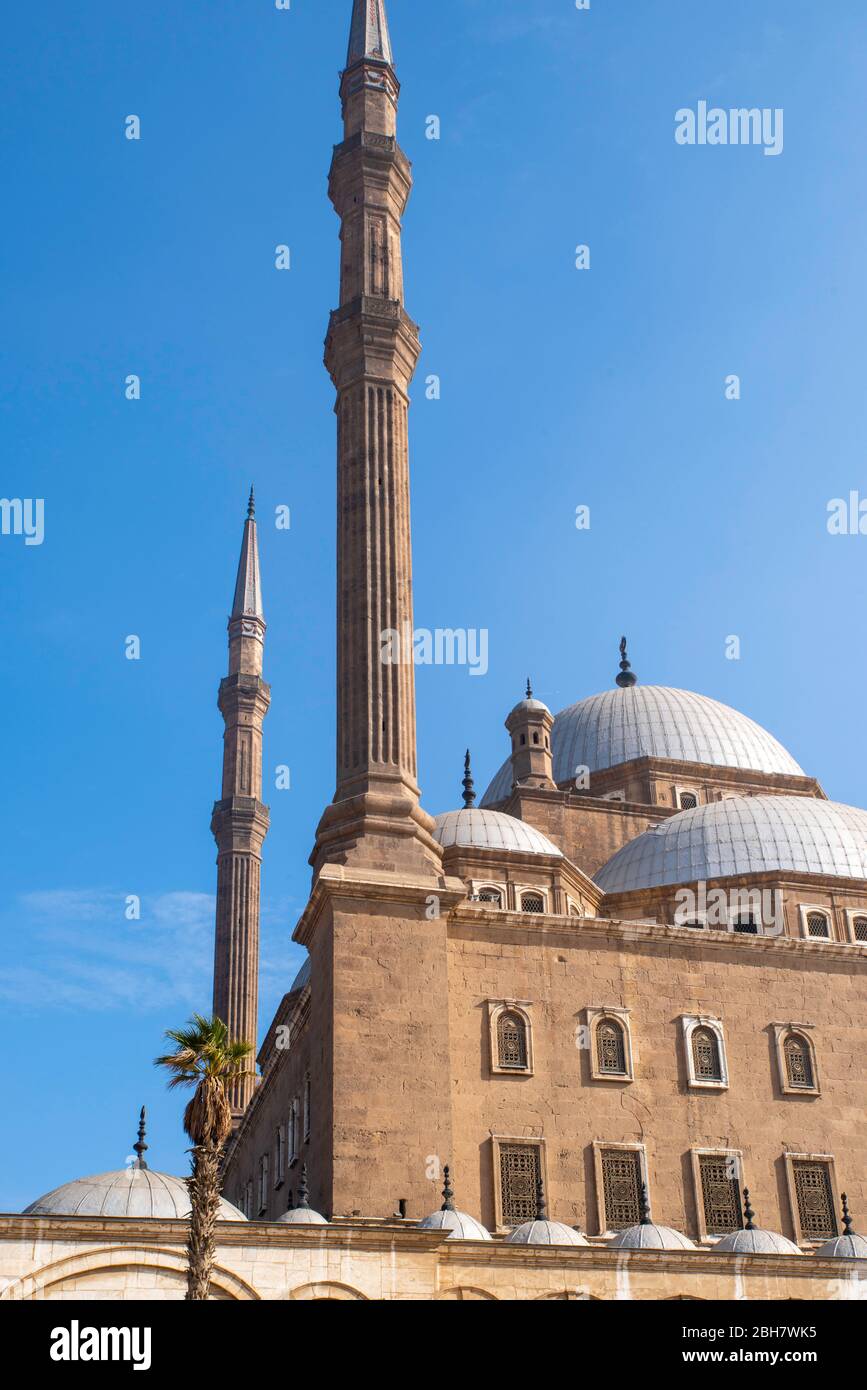 Exterior view of the Mosque of Muhammad Ali, Al Abageyah, El-Khalifa, Cairo Governate, Egypt ...