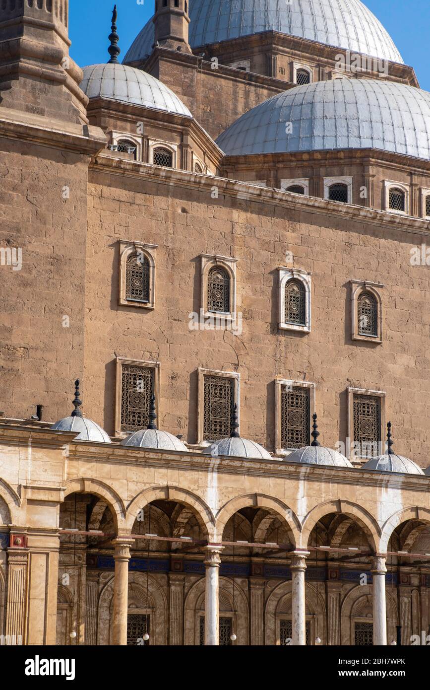 Exterior view of the Mosque of Muhammad Ali, Al Abageyah, El-Khalifa, Cairo Governate, Egypt ...
