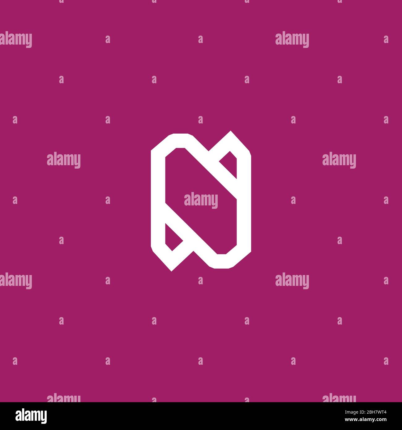 Simple N letter initial logo design vector template Stock Vector Image ...