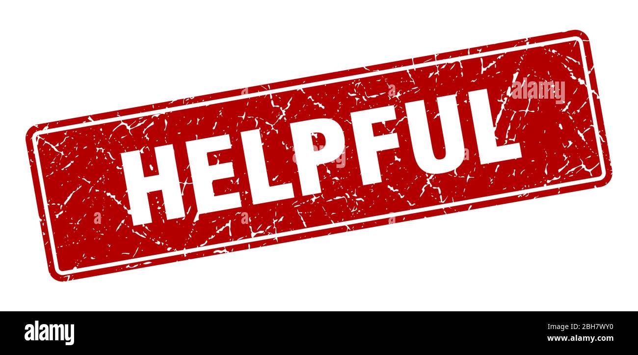 helpful stamp. helpful vintage red label. Sign Stock Vector Image & Art ...