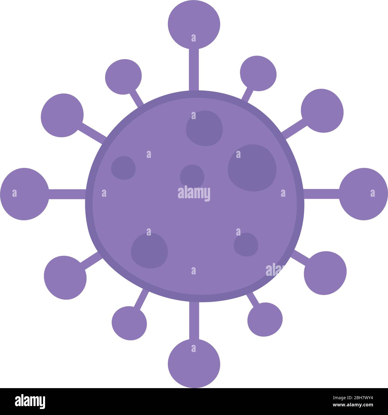 coronavirus covid 19 pathogen outbreak pandemic isolated icon white ...