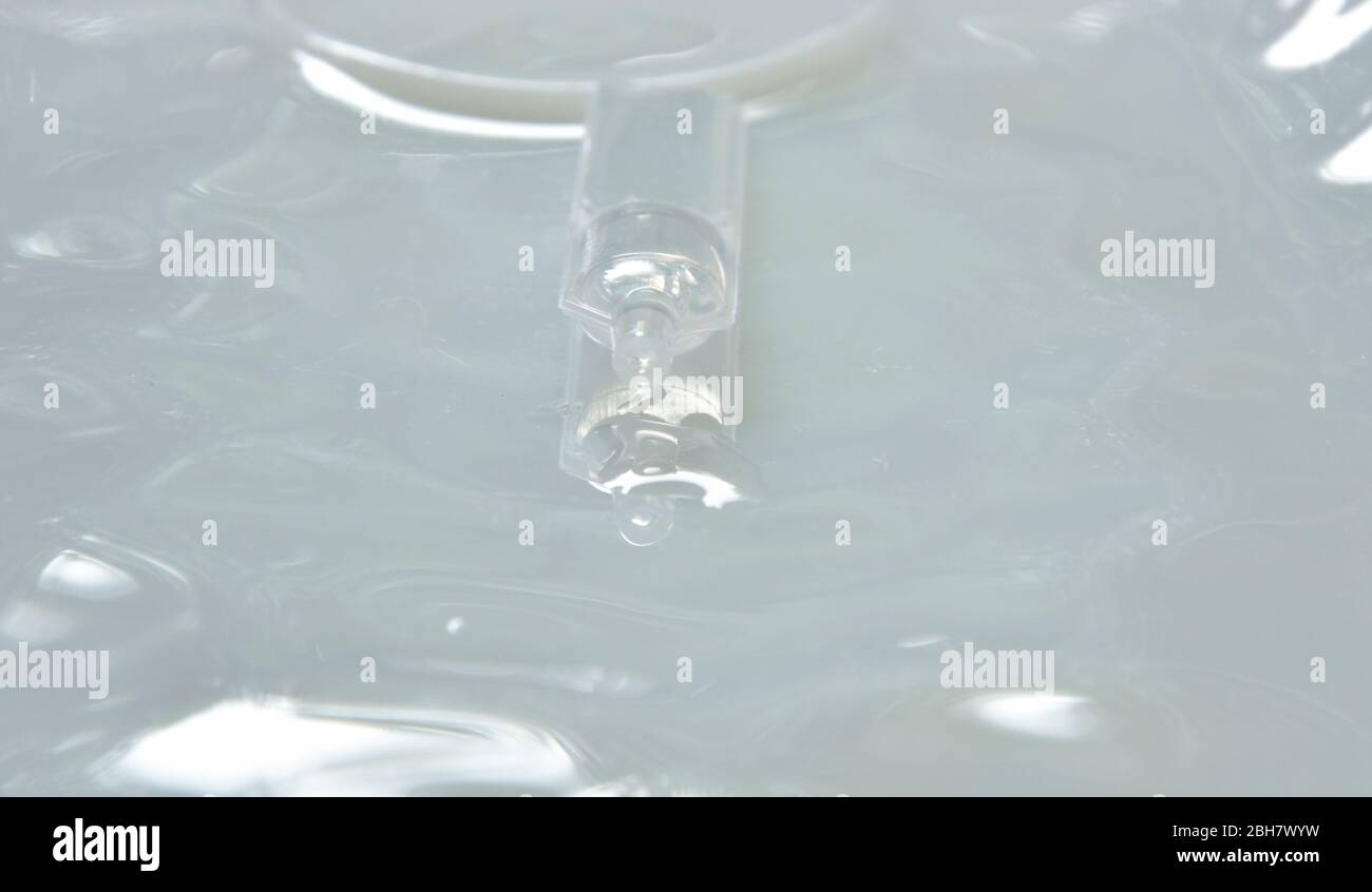 artificial tears tube for moist eyes dropping on white background Stock ...