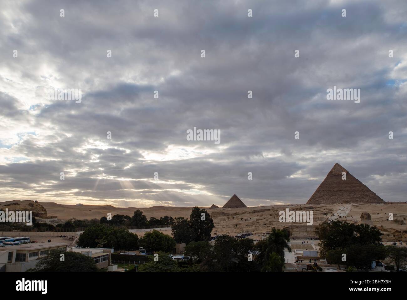 Giza Pyramids; Al Haram, Giza Governate, Egypt Stock Photo - Alamy