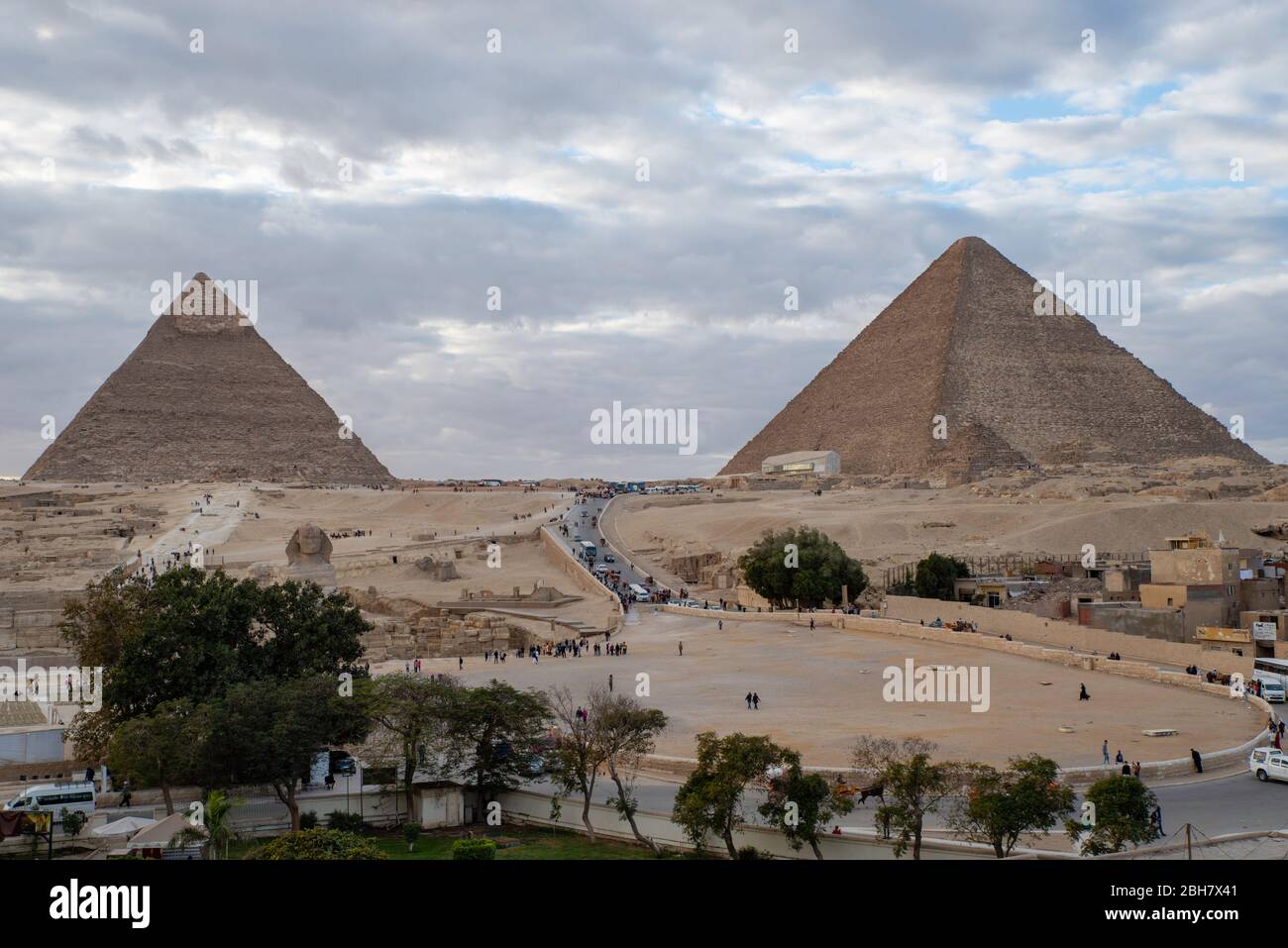 Giza Pyramids; Al Haram, Giza Governate, Egypt Stock Photo - Alamy