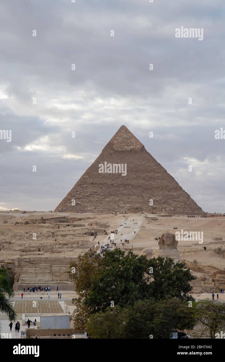 Giza Pyramids; Al Haram, Giza Governate, Egypt Stock Photo - Alamy