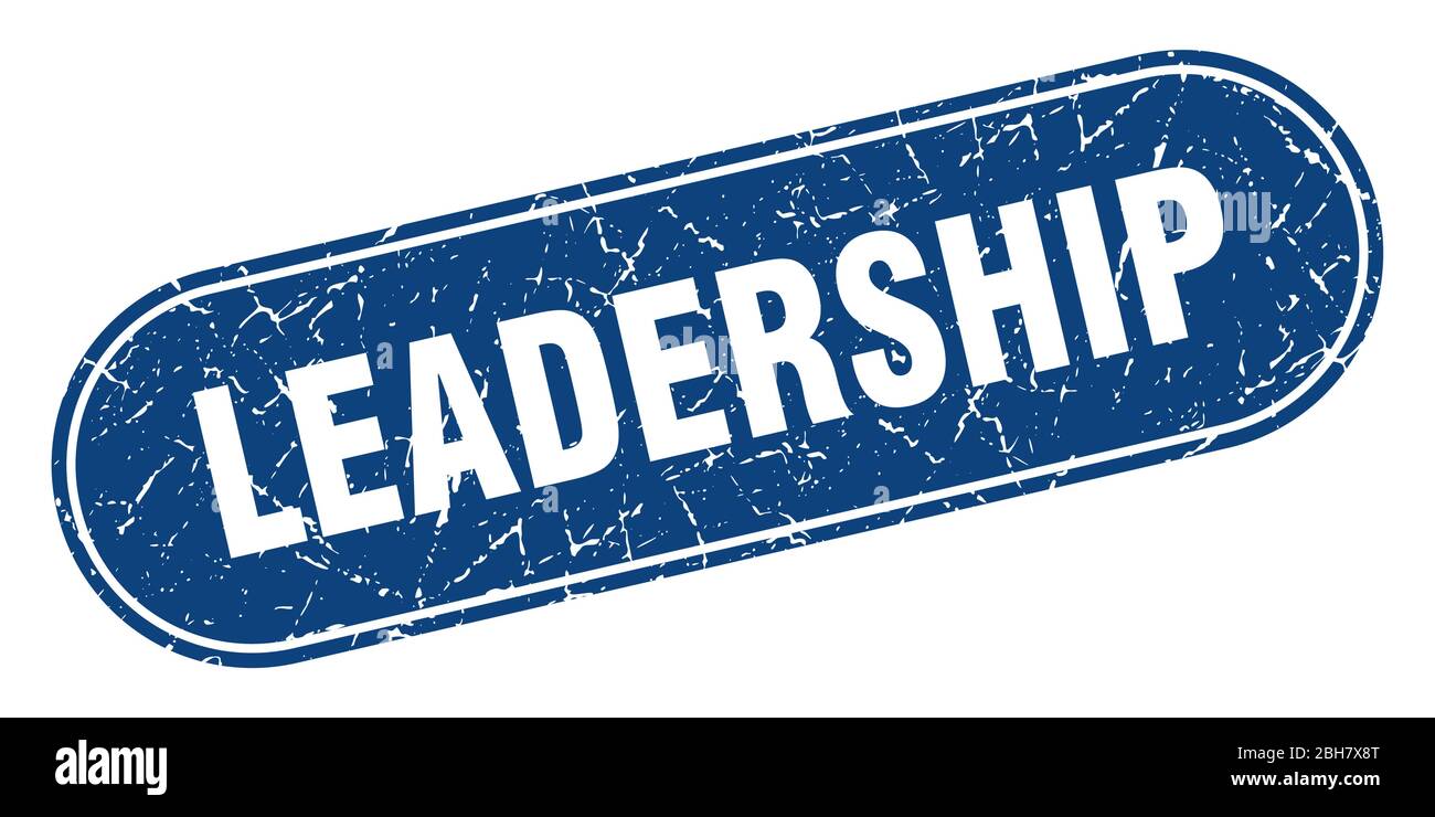 leadership sign. leadership grunge blue stamp. Label Stock Vector Image ...