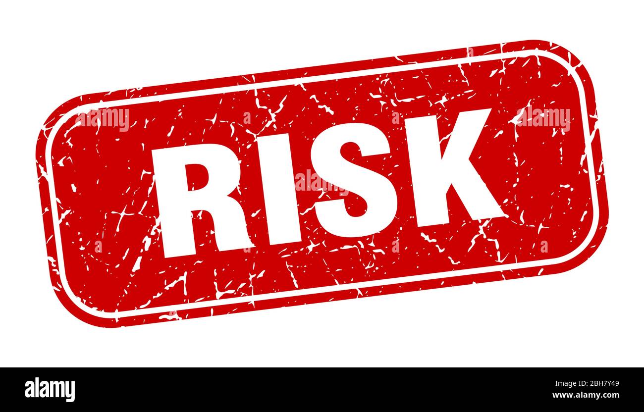 risk stamp. risk square grungy red sign Stock Vector Image & Art - Alamy