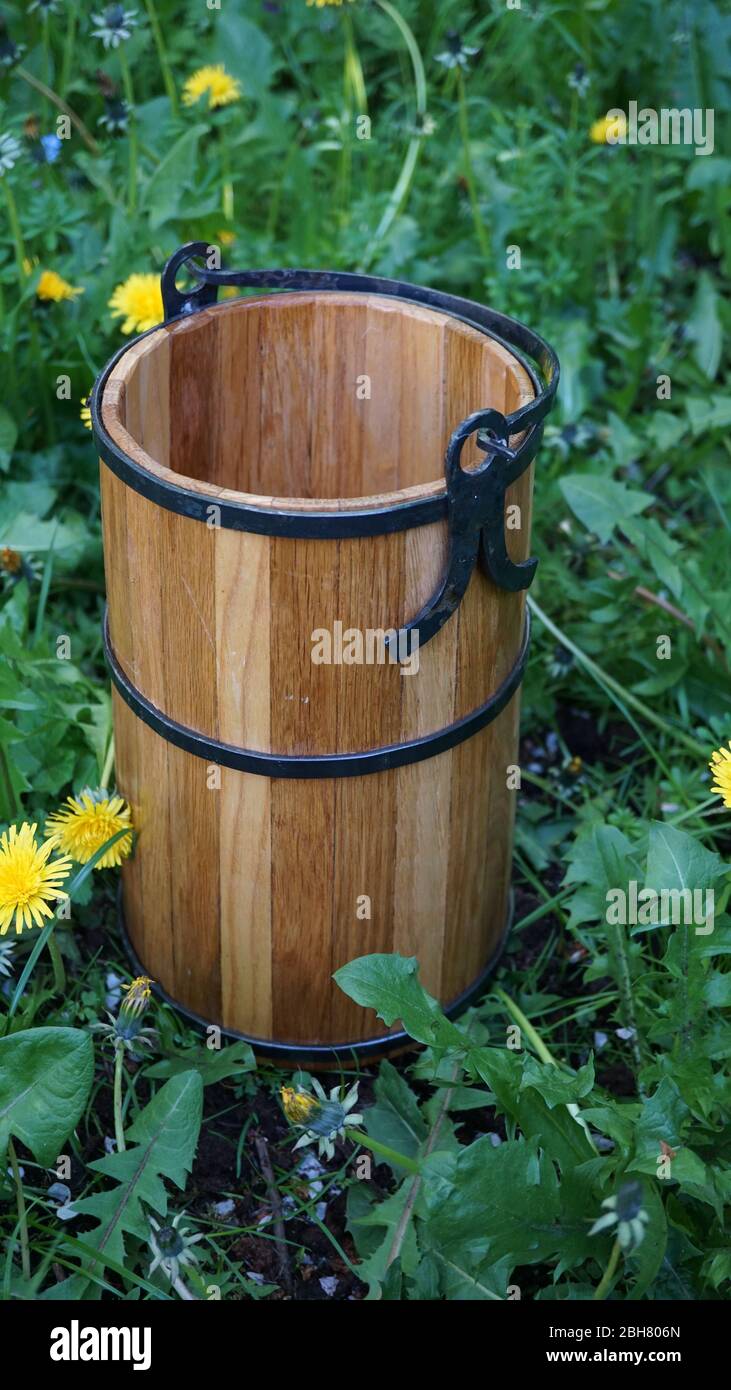 Anglo-Saxon style banded bucket based on period designs, manufactured ...