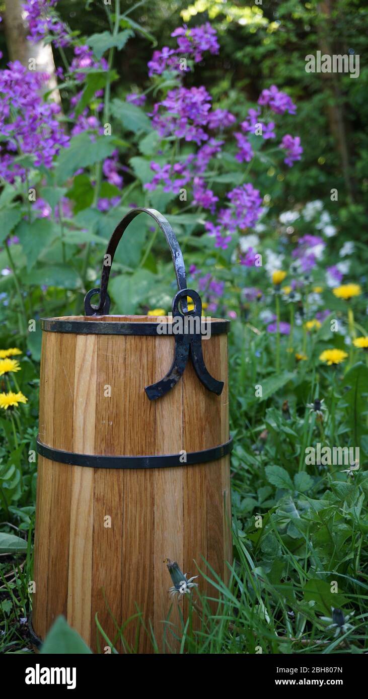 Anglo-Saxon style banded bucket based on period designs, manufactured ...