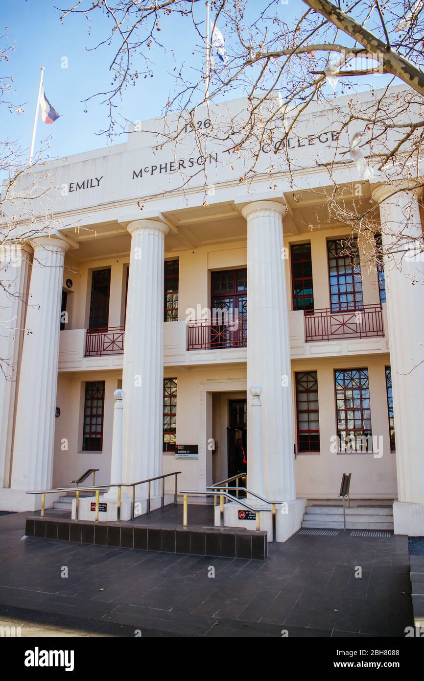 Emily McPherson College Melbourne Stock Photo - Alamy