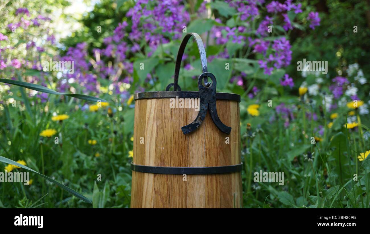Anglo-Saxon style banded bucket based on period designs, manufactured ...