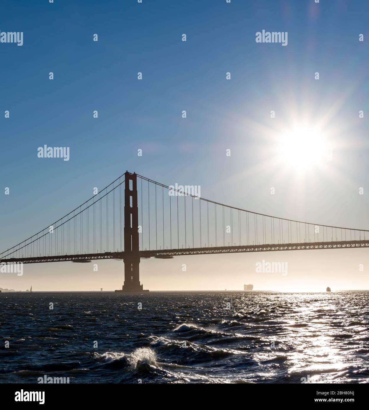 Famous Golden Gate Bridge in San Francisco California USA. The Golden ...
