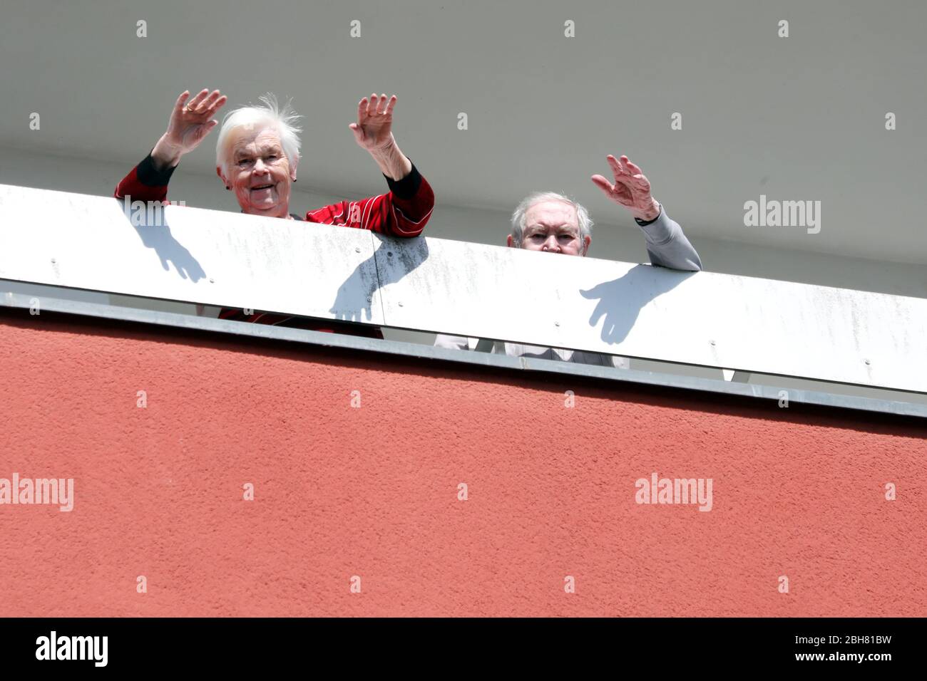 Gesture waving germany hi-res stock photography and images - Alamy