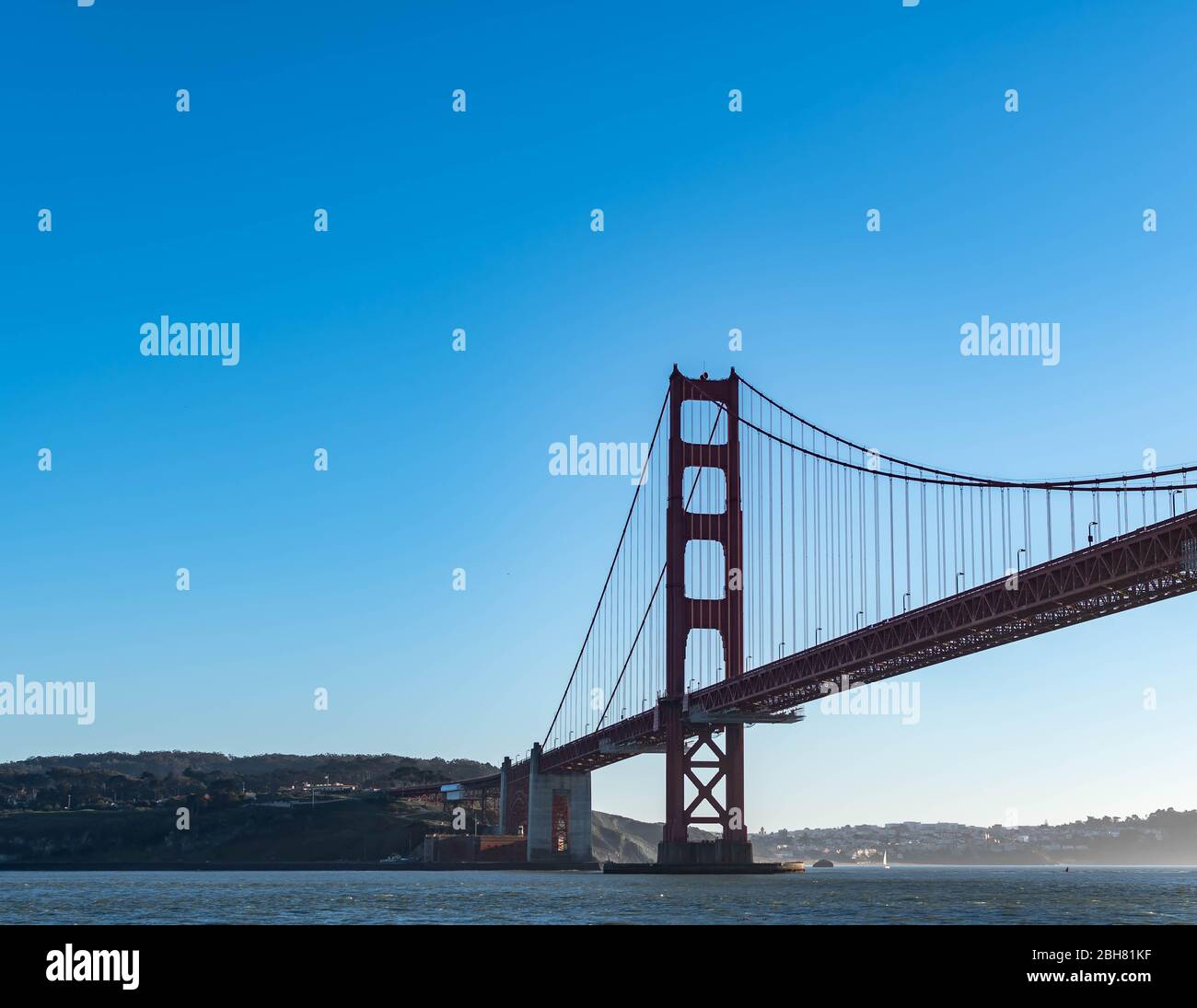 Famous Golden Gate Bridge in San Francisco California USA. The Golden ...