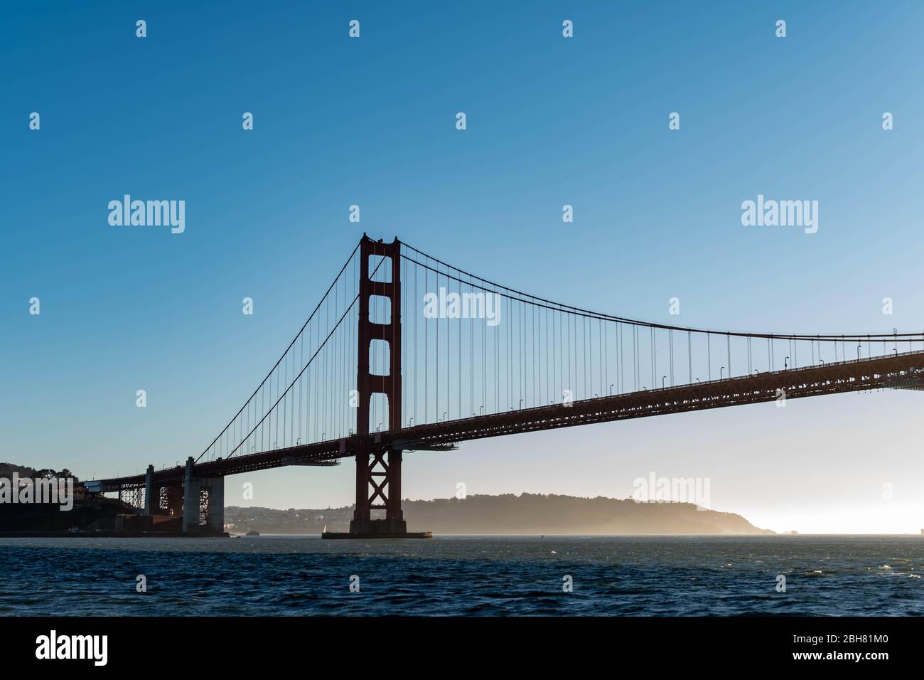 Famous Golden Gate Bridge in San Francisco California USA. The Golden ...