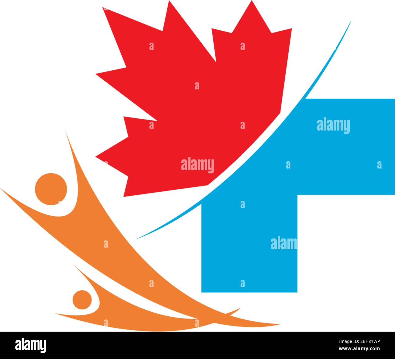 Maple leaf medical pharmacy logo icon illustration Stock Vector Image ...