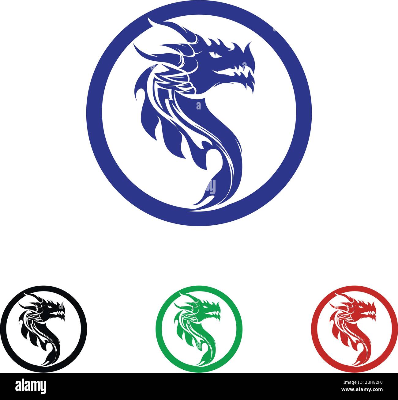 Dragon head sketch Cut Out Stock Images & Pictures - Alamy