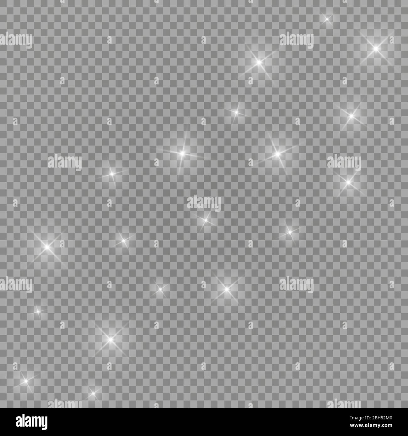 Glow light effect. Starburst with sparkles on transparent background ...