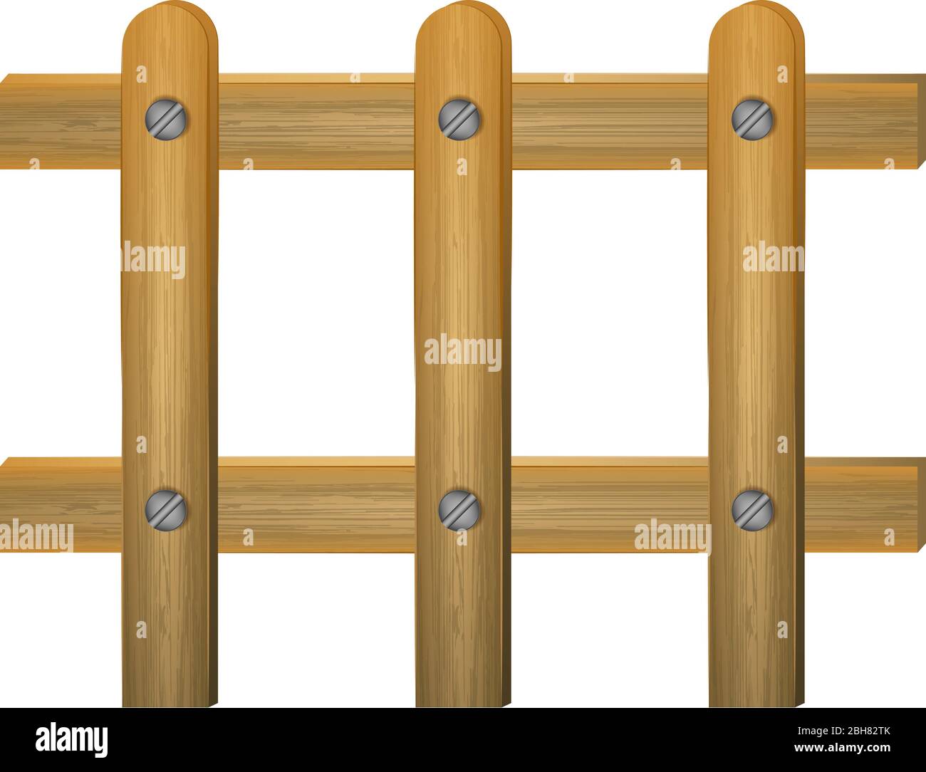 Wooden privacy Stock Vector Images - Alamy