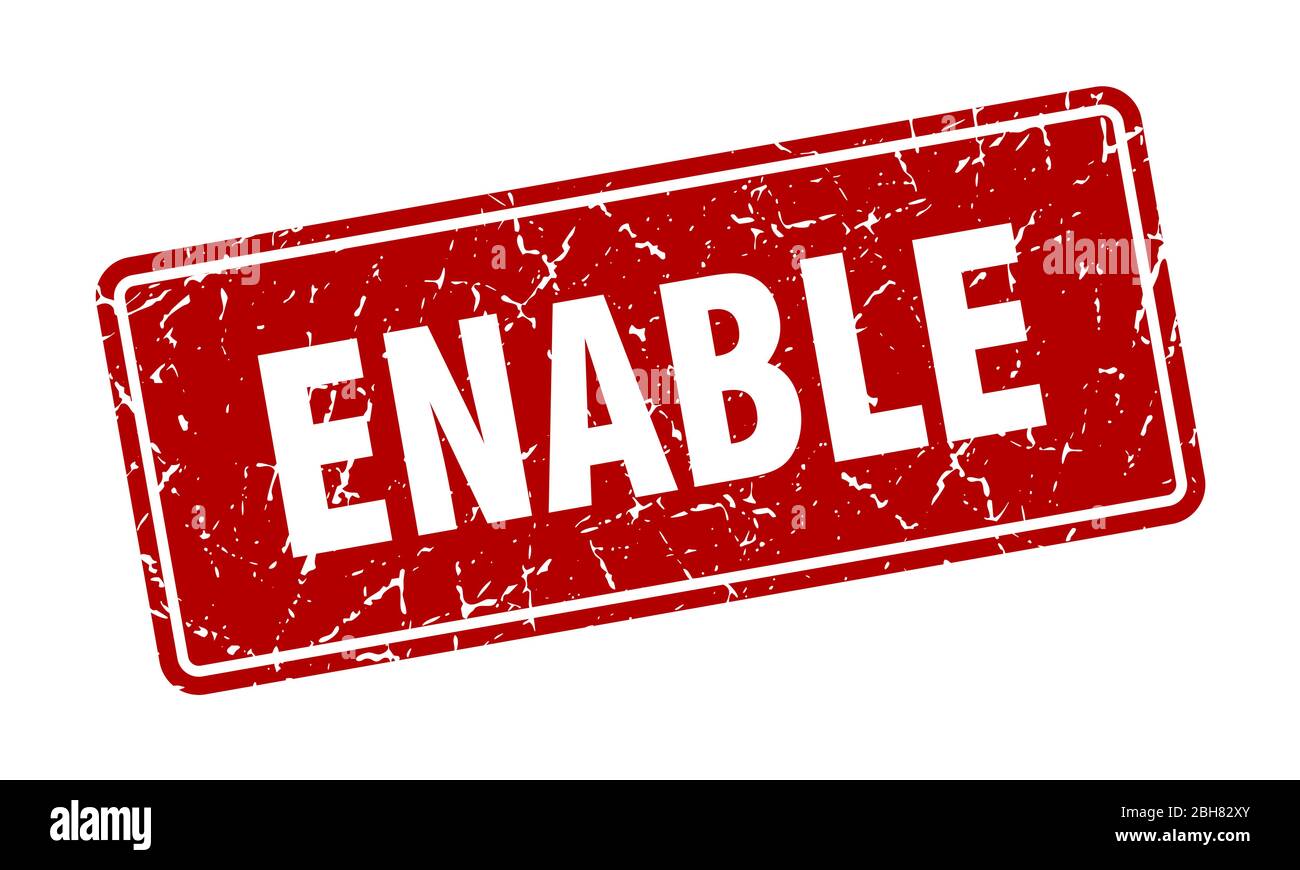 enable stamp. enable vintage red label. Sign Stock Vector Image & Art ... enable stamp. enable vintage red label. Sign Stock Vector Image & Art ...