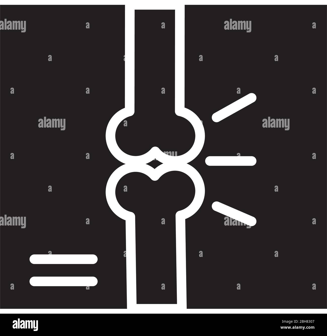 rx with bone broken silhouette style icon Stock Vector Image & Art - Alamy